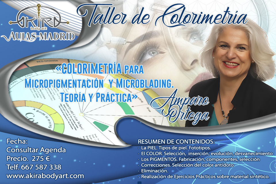 TALLER: Colorimetría para Micropigmentación y Microblading. TEORÍA y ...